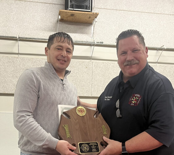 Sowle is Webster City Firefighter of the Year | News, Sports, Jobs ...